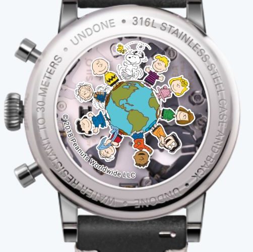 UNDONE Peanuts-Uhr / Moonwatch: Sonderedition mit Snoopy, Charlie Brown ...
