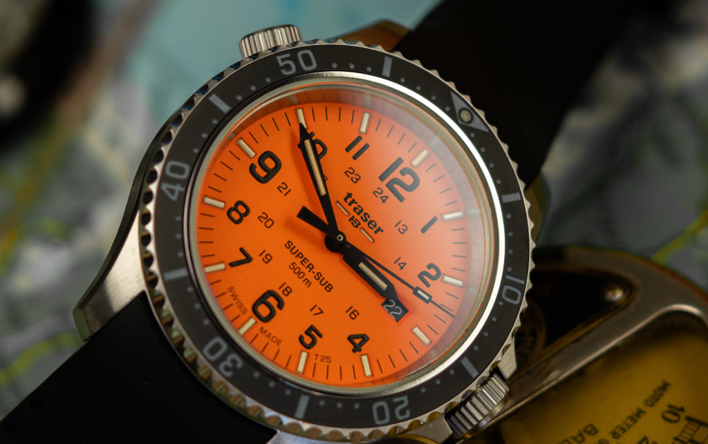 traser P67 SuperSub (T25): Tritium-Taucheruhr im Test - orange is the ...