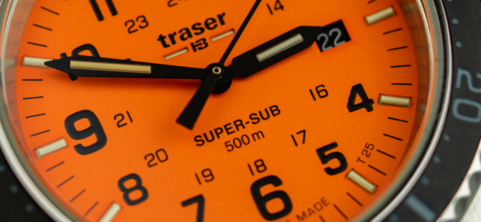 traser P67 SuperSub (T25): Tritium-Taucheruhr im Test - orange is the ...