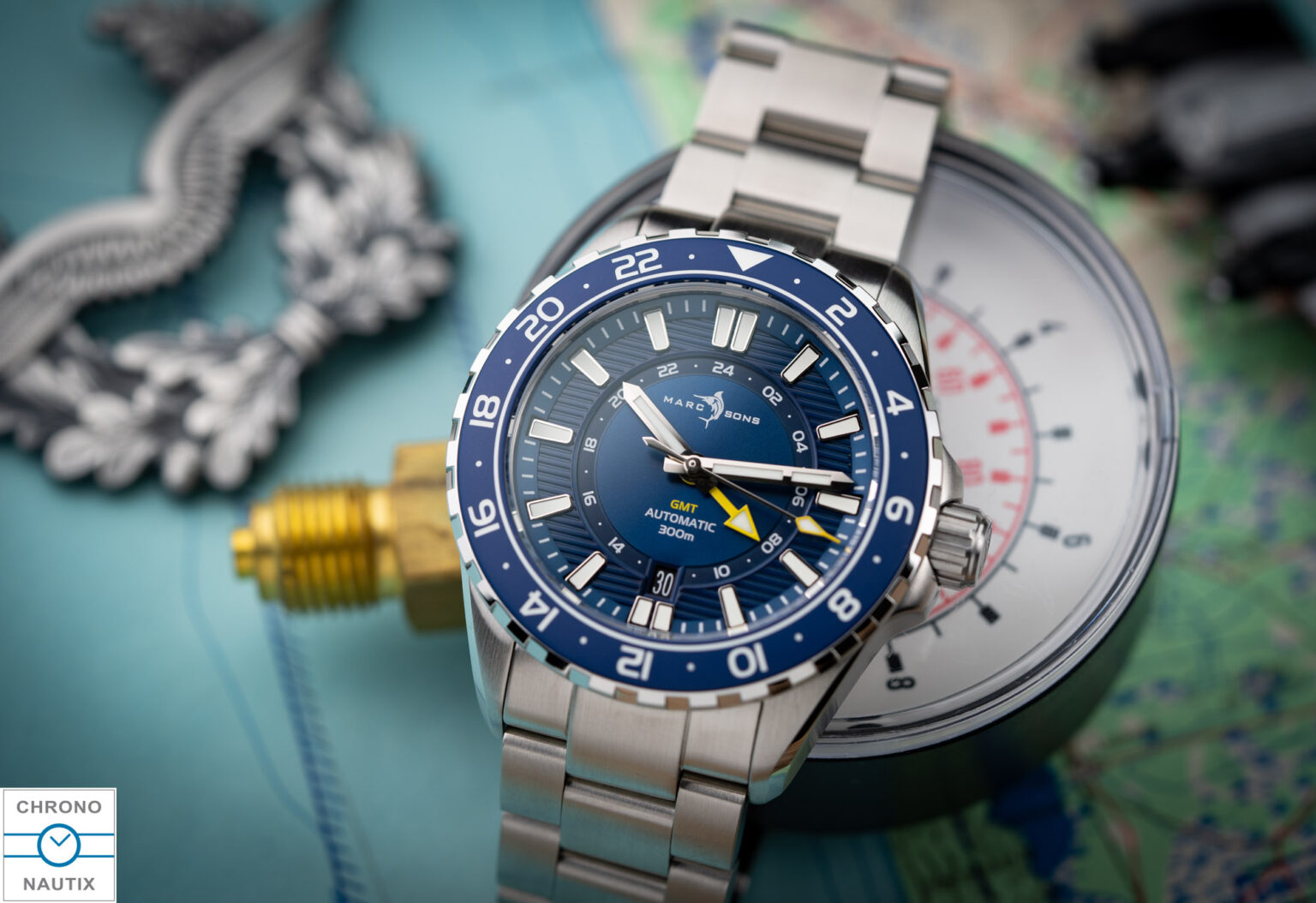 Marc & Sons GMT II im Test: Drei Zeitzonen ticken, ach! in meiner Brust ...