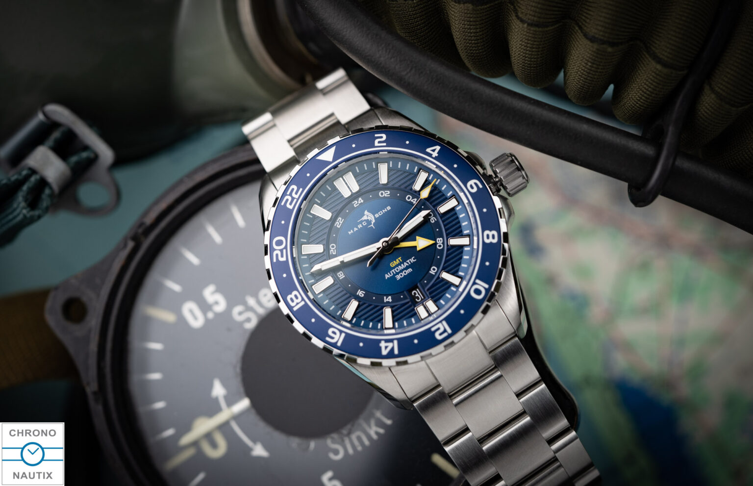Marc & Sons GMT II im Test: Drei Zeitzonen ticken, ach! in meiner Brust ...