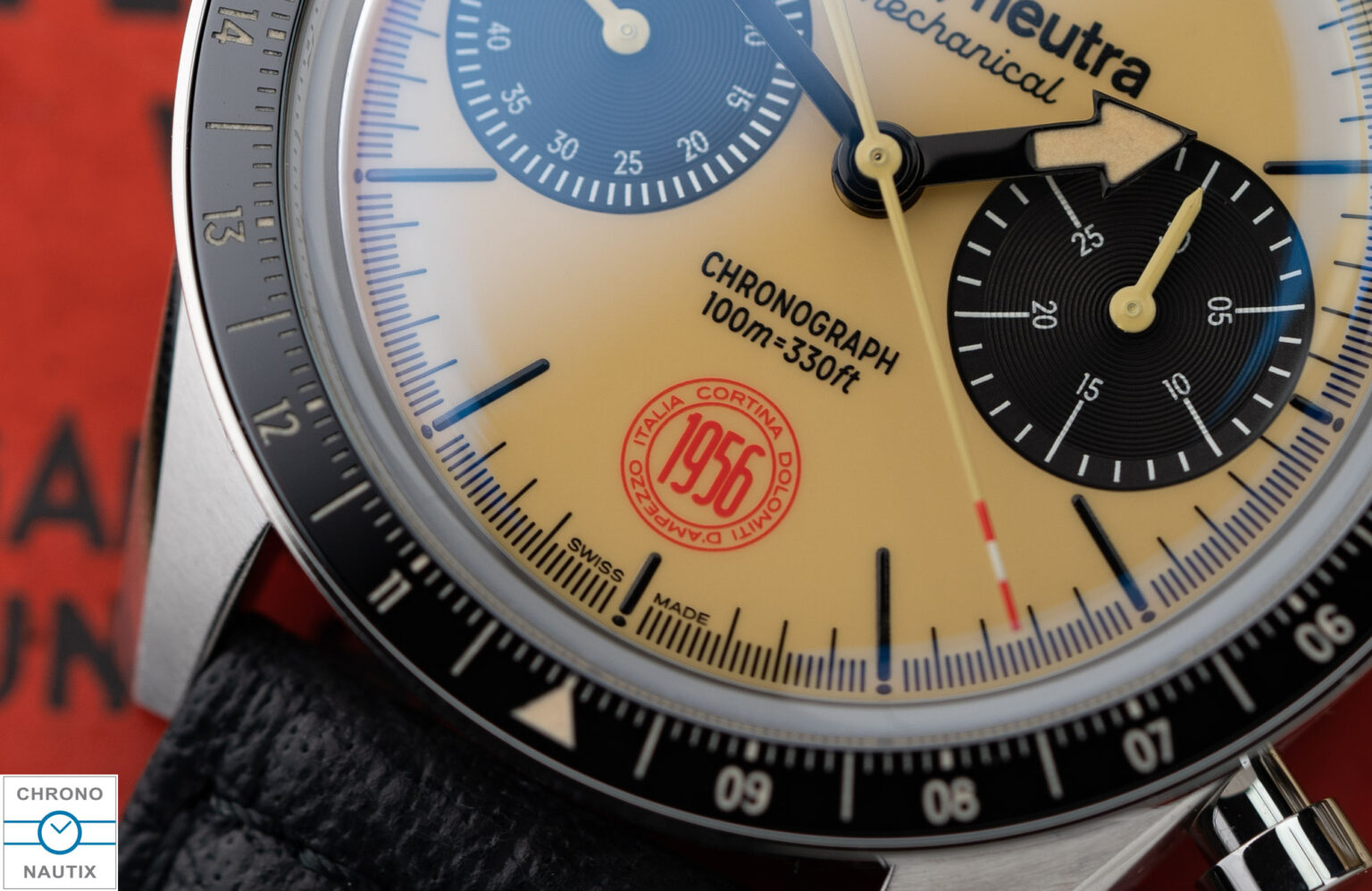 Micro Italiano: echo/neutra Cortina 1956 Chronograph im Test ...