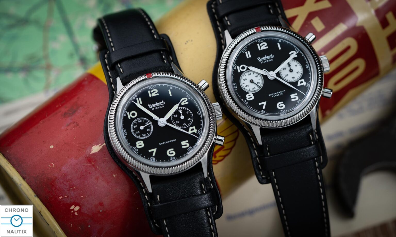 Hanhart 417 ES (Reverse) Panda Flyback: Rückstellung im Fluge ...