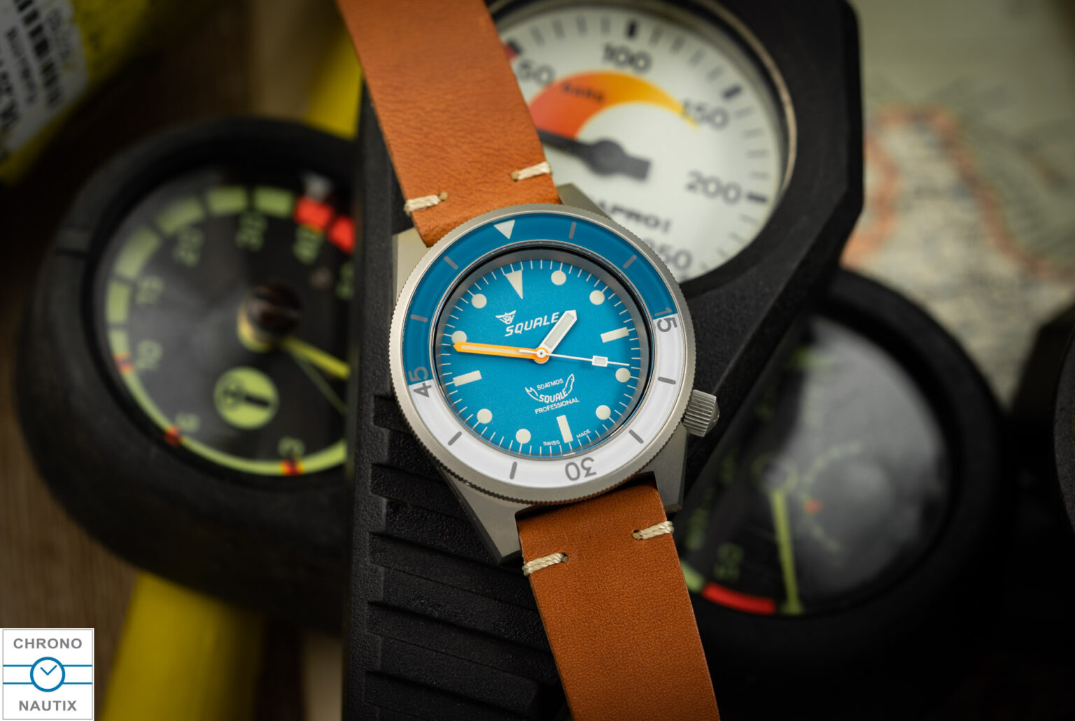 Squale 1521 Bianco Chronofactum Special Edition "Blasted": Tooliger ...